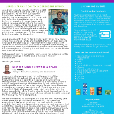 Newsletters - Disability Services Adelaide | Positive Behaviour Support